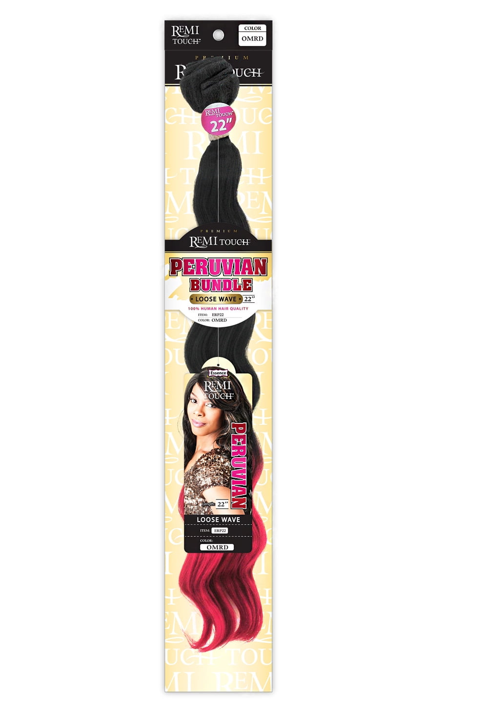 Remi Touch Peruvian Single Bundle Loose Wave 28 - Color OM30 - Walmart.com