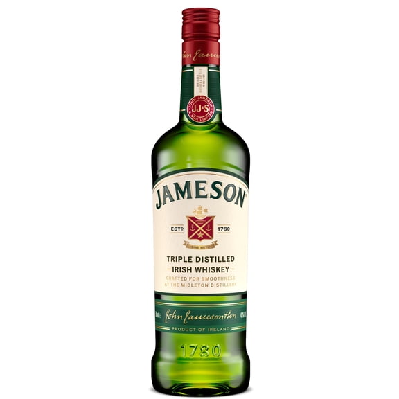 Jameson, Irish Whiskey, 750 ml Bottle, 40% ABV, Triple Distilled ...