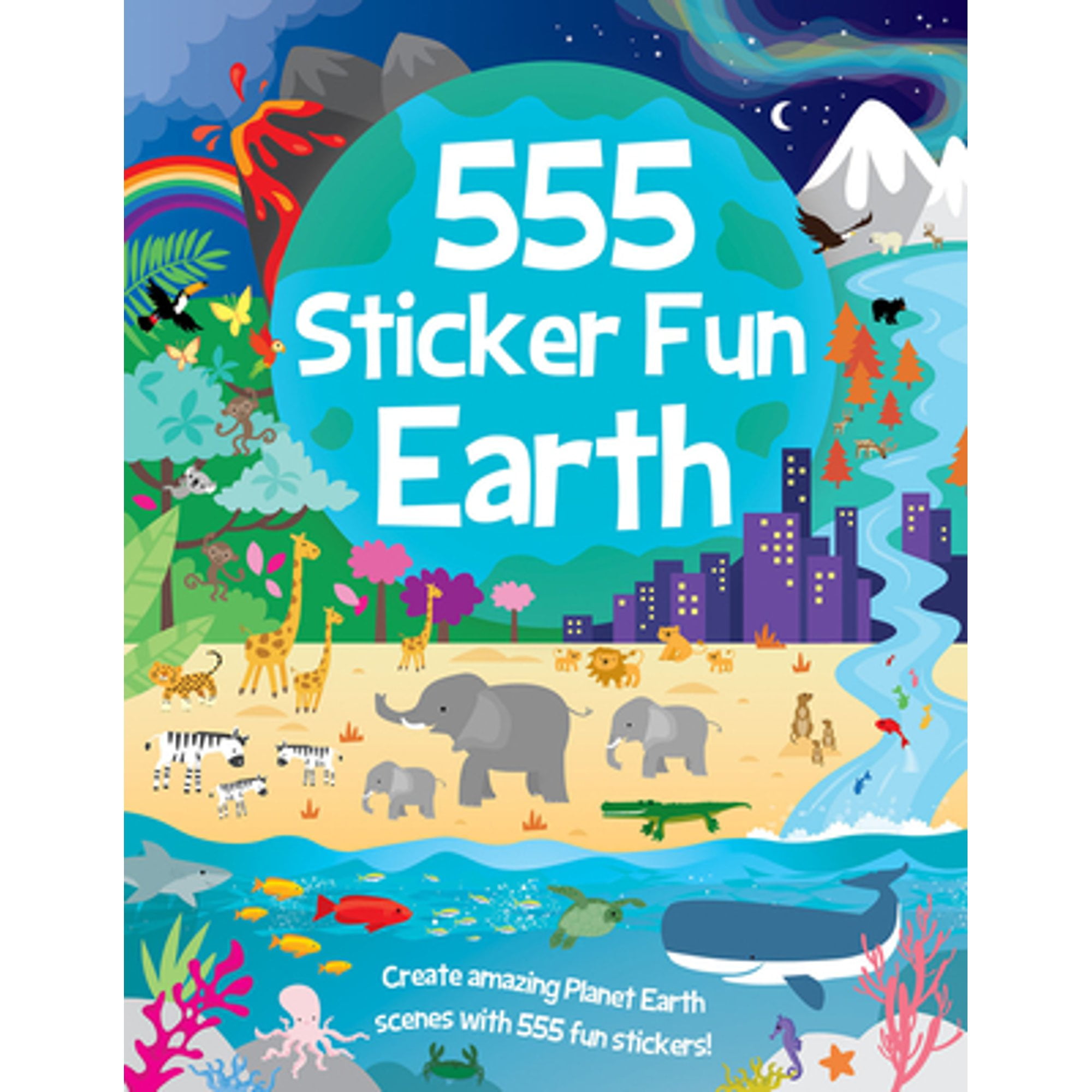 Pre-Owned 555 Sticker Fun 555 Sticker Fun - Earth, (Paperback ...