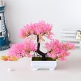 Artificial Plants Decoration Potted Bonsai Small Tree Pot Fake Plant ...