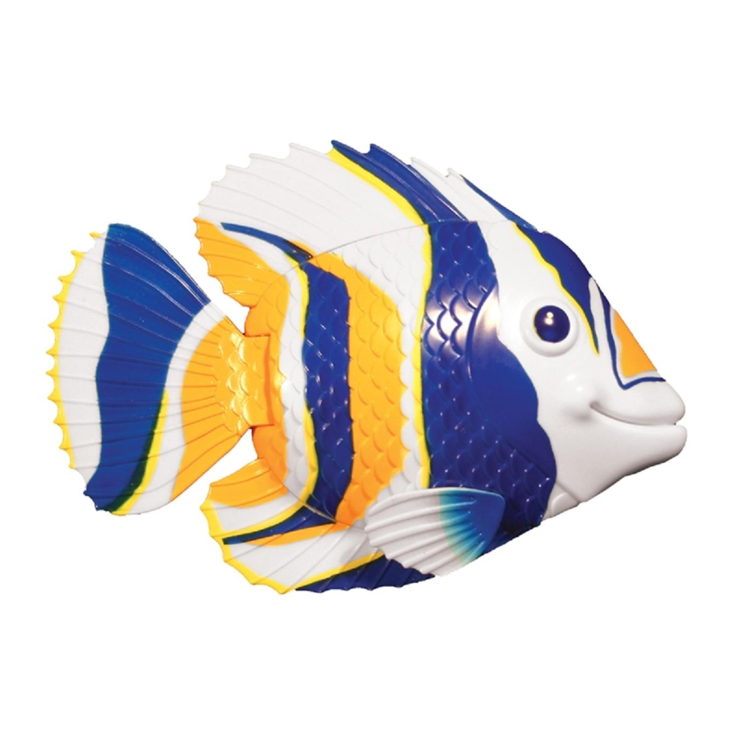 6.75" Rainbow Reef Mini Fish Orange, Blue and White Swimming Pool and ...