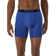 Hanes Moves Men’s Anti-Chafe Boxer Brief, X-Temp, Blue/Black, 3-Pack, 6 ...