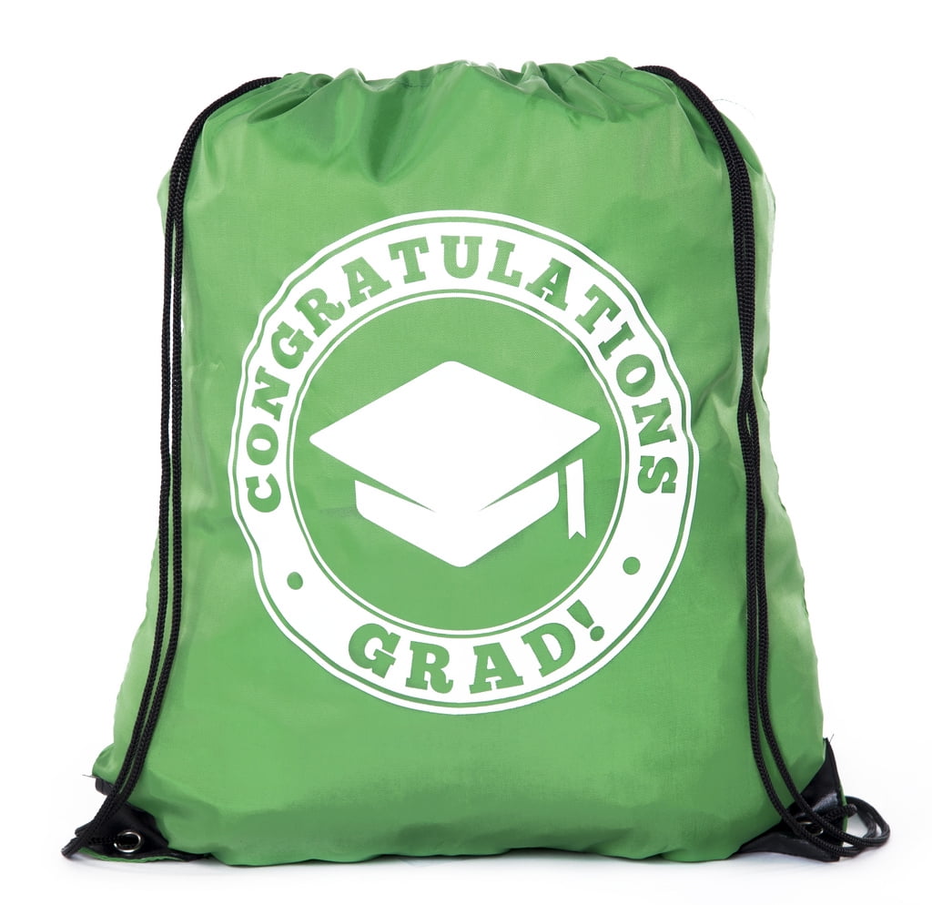 Graduation Gift Bags for Graduation Party Favors | Drawstring Bags by ...
