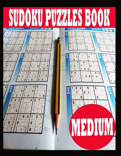 Sudoku Puzzle Book: Medium Sudoku Puzzle Book including Instructions ...