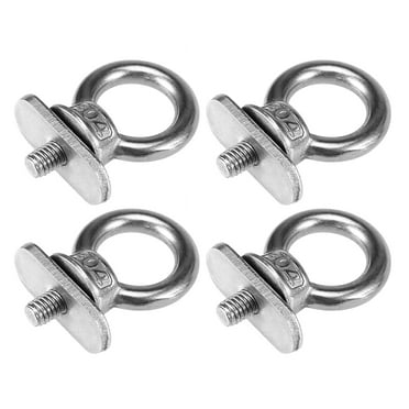 Pmsanzay 2 Pack M8 Heavy-Duty Full Stainless Steel Eye Bolt Eyelet ...