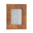 Creative Co-Op Handwoven Rattan Photo Frame, Natural Stained(Holds 5" x ...