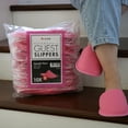 Chochili 150 Pairs Pink Fabric Packed Disposable Color Hotel Slippers ...