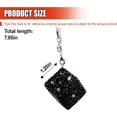 Bling Rearview Mirror Pendant, Rhinestone with Dots Ornament Rear View ...