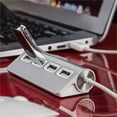 Slant 4-Port Hub USB 2.0 4-Port Hub Aluminum Splitter 2.0 Hub Desktop ...