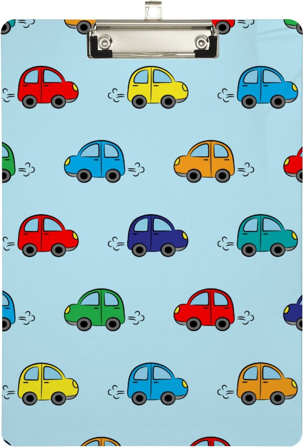 FMSHPON Cute Cartoon Little Car Clipboard Hardboard Wood Nursing Clip ...