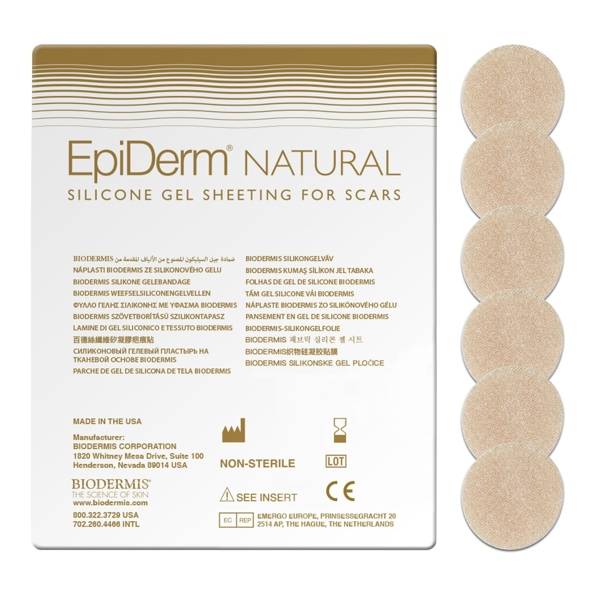 Click here for Biodermis Epiderm Silicone Scar Sheets Epi-Tab Cir... prices