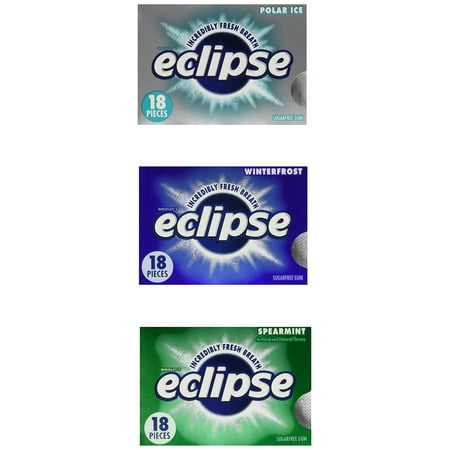 Eclipse Mint Gum Variety, 18 Pack - Walmart.com
