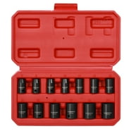 CASOMAN 1/2" Drive Master Socket Set, 36 Pc SAE/Metric, w/ Extension ...