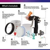 3M Accuspray Spray Gun System with Standard PPS, 16580, 1 Kit - Walmart.com
