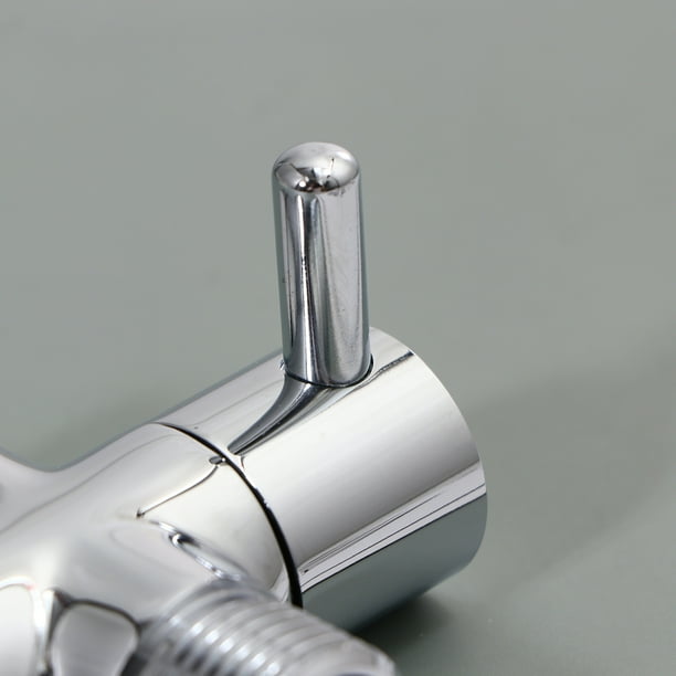 Water Distribution 1Pc Water Diverter Steel High-end 3 Valve Chromed ...