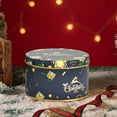 Christmas Cookie Tins for Gift Giving, Holiday Cookie Containers, Round ...