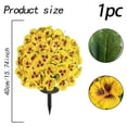 LKZQHMC Artificial Flowers with Ground Spike,Faux Spike Plants,Colorful ...
