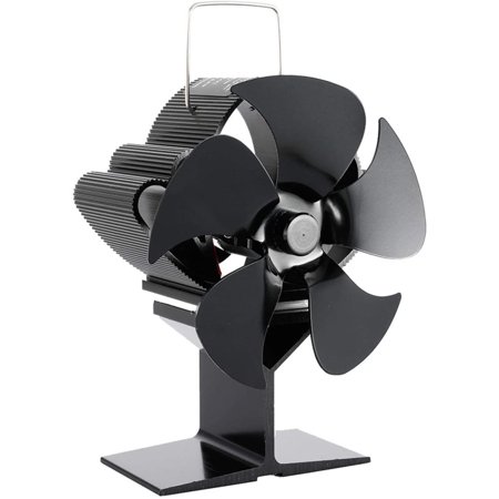 5 Blade Stove Top Fan Heat Stove Stove Fans 5 Fans Safety Silent ...