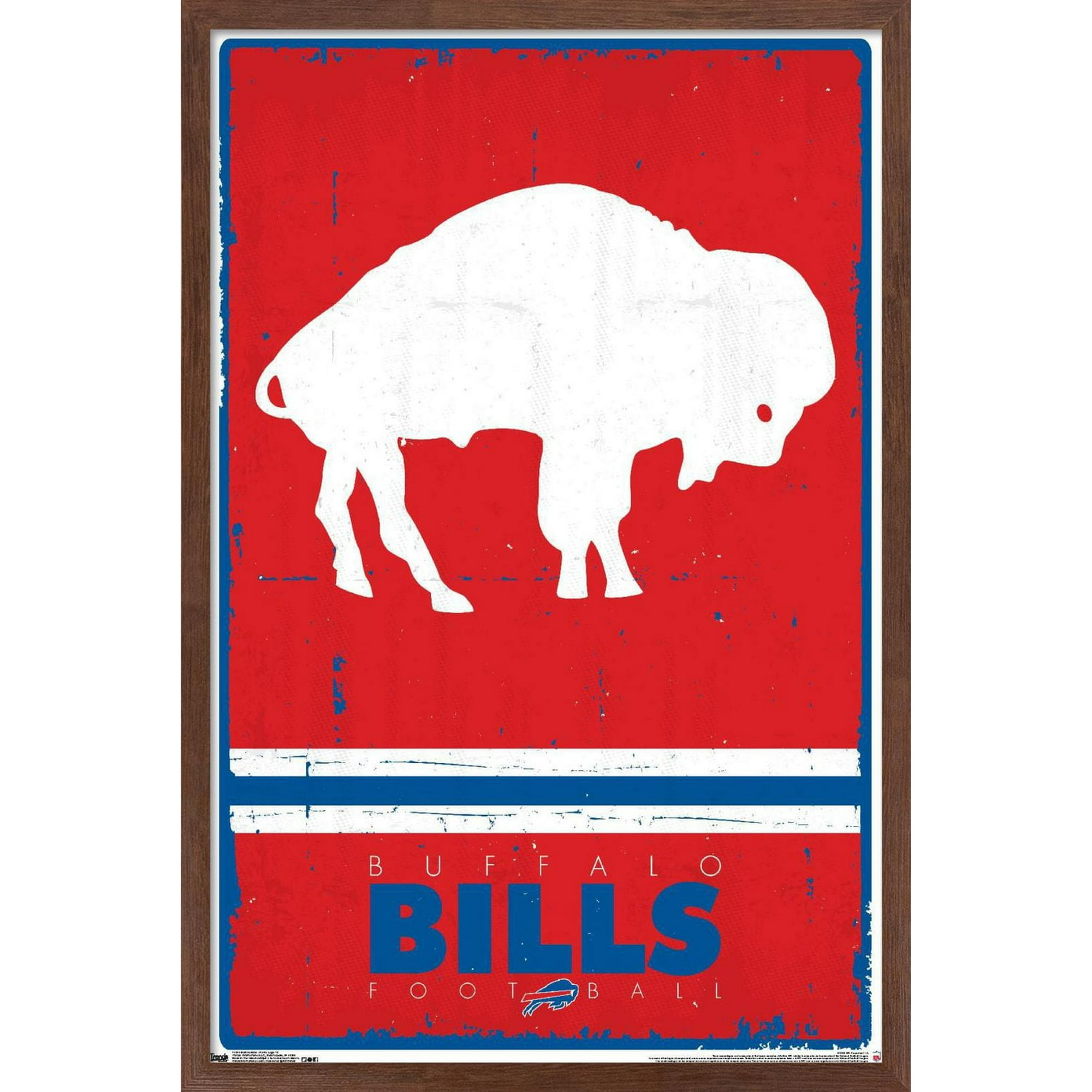 Click here for Trends International Nfl Buffalo Bills - Retro Log... prices