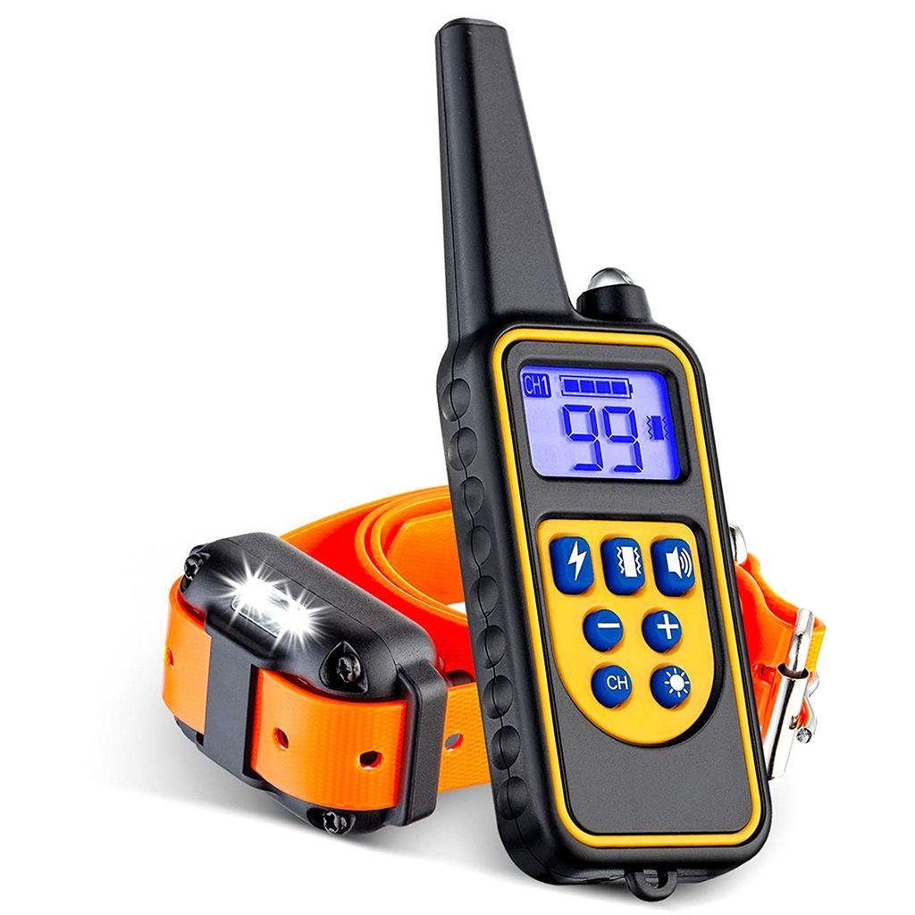 Long Distance Rechargeable Electric with Remote Dog Training Collar Pet ...