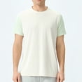 BSDJILFG Mens Quick Drying T-Shirts,Color Blocked Dad Shirts for ...