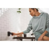 MOEN WT901BL Genta LX Single Handle Wall Mount Tub Filler High Flow Tub ...