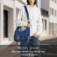CoCoMangos Vintage Denim Purses For Women Jean Adjustable Crossbody ...