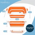 Havenity Collapsible BBQ Prep Tub 16L - For Meal Prep, Marinating, Food ...