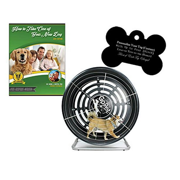 GoPet Small Treadwheel Indoor/Outdoor Dog Exercise Wheel for Dogs Up to ...