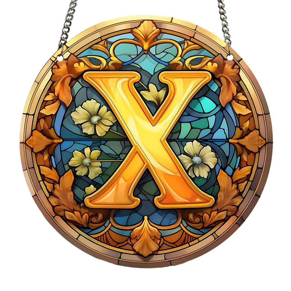 Vitral Acrílico X Atrapasoles Letrero para Puerta Con Cadena 20x20cm Cgtredaw | Walmart en línea