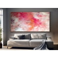 Abstract Wall Art Painting Blush of Light Handmade Modern Canvas Home ...