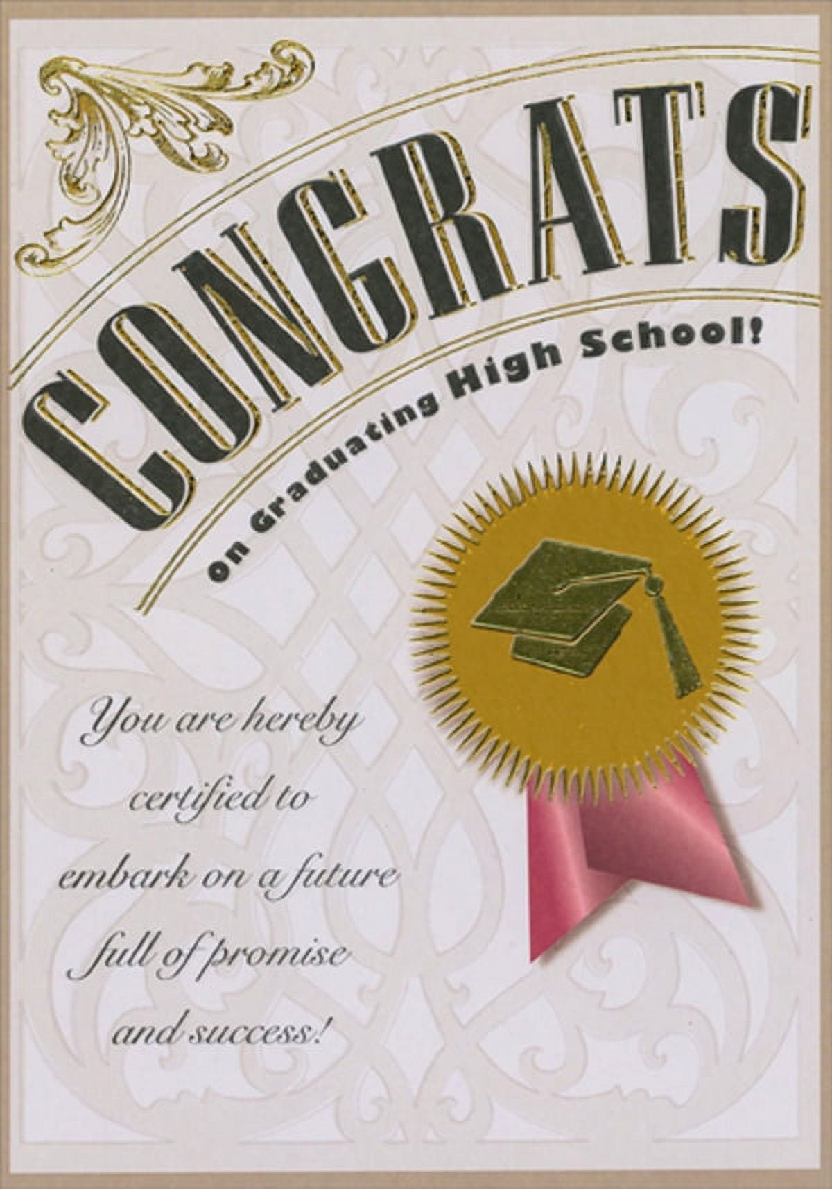 Designer Greetings Certified To Embark : Future Full of Promise : Gold ...