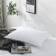 CottonLux 500 Thread Count Feather Core and Cotton Filled Bed Pillow ...