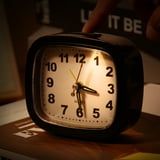 AMIR Silent Alarm Clock, Glow in the Dark Clock with Snooze, Nightlight ...