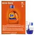 Tide Ecobox Original HE, 96 Loads Liquid Laundry Detergent, 105 Fl Oz ...