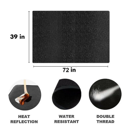 Bbq Grill Gas Splash Pad Deck Floor Protection Fire PadBbq Grill Gas ...
