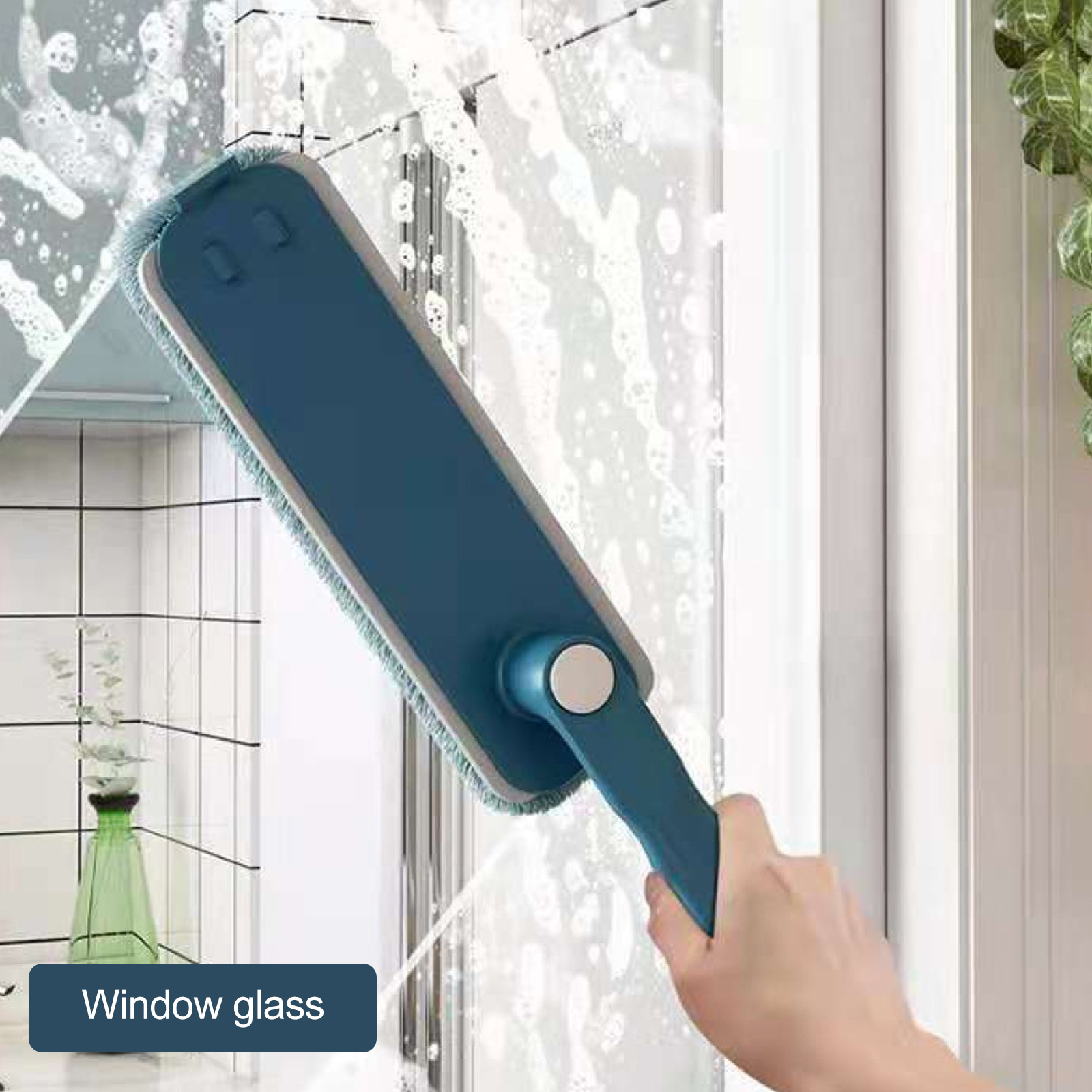 Buy Doolland Foldable Window Groove Cleaning Brush Set ,2-In-1 Dustpan ...