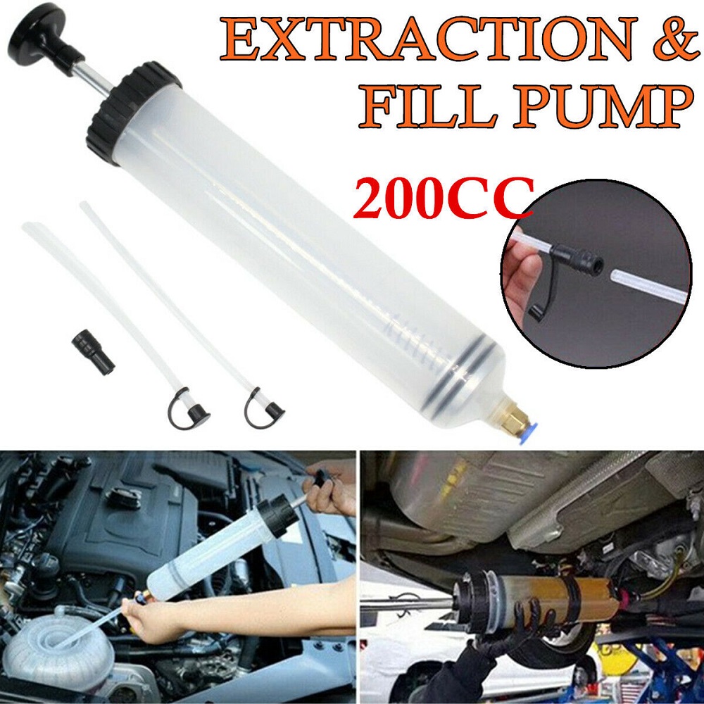 New Automotive Brake Fluid Extraction Syringe & Filling Pump Filling ...