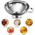 Canning Funnel Set, 3-Piece Stainless Steel Funnels with Strainers for ...