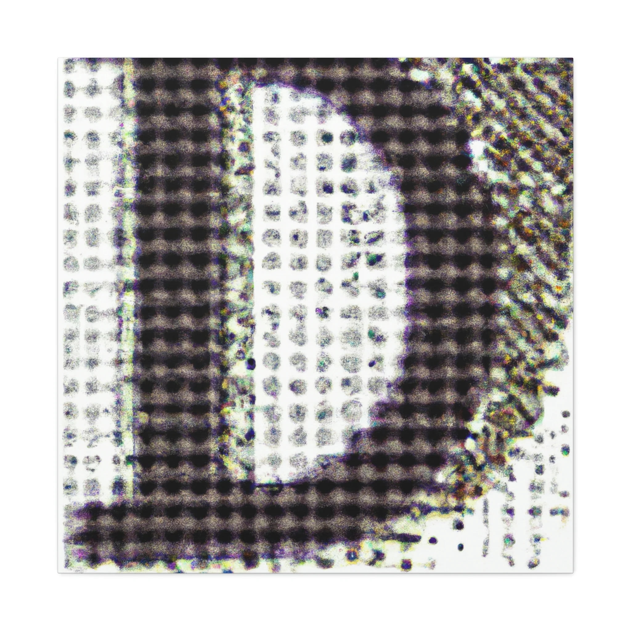 Dancing In Pointillism - Canvas - Walmart.com