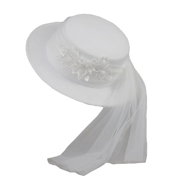 Bride’S Hat, Bridal Dress Caps for Bridal Shower Honeymoon Parties ...
