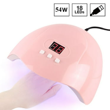 36W UV LED Nail Polish Dryer, Pro Acrylic Gel Curing Lamp with Manicure ...