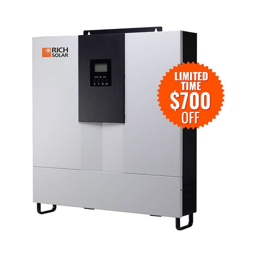 6000 Watt Off-grid Hybrid Split Phase Solar Inverter - Walmart.com