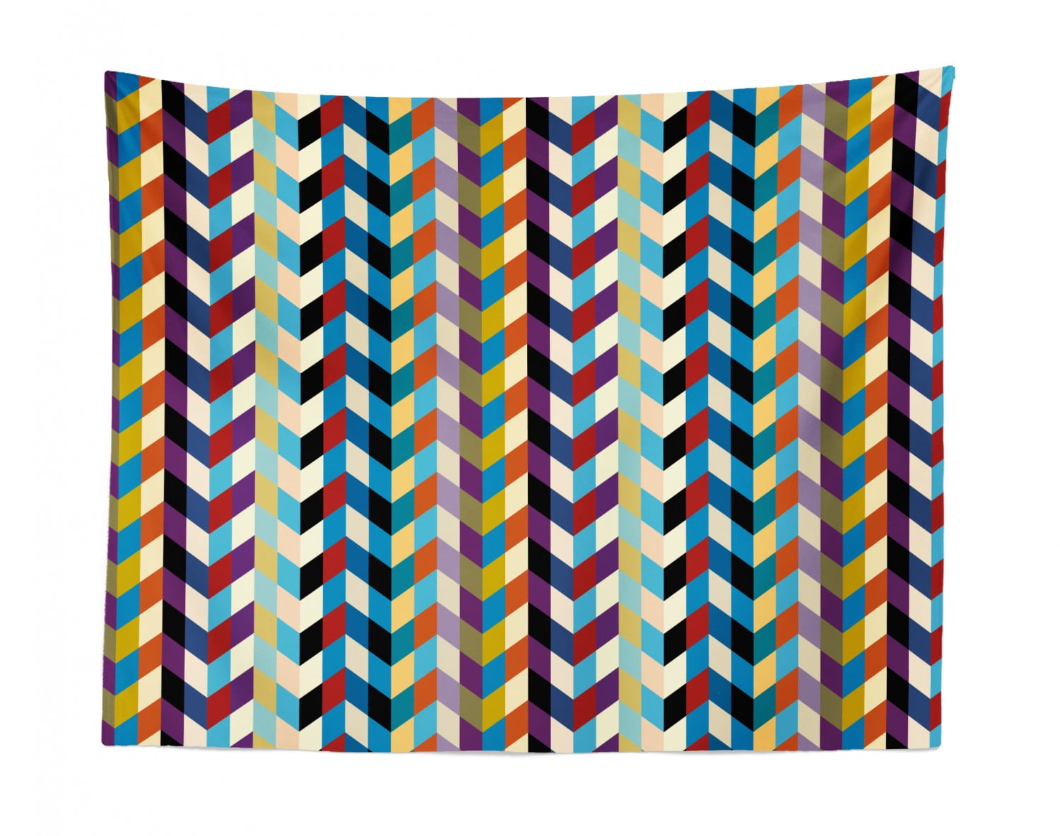 Abstract Tapestry, Pattern of Rhythmic Optical Illusion Cubes and ...