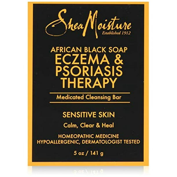 Shea Moisture Soap 5 Ounce Bar African Black (Eczema Therapy) (148ml ...
