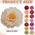Artificial Peony Flower Head Fake Peony for Diy Wedding Bouquet ...