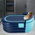 Miumaeov Inflatable Adult Bathtub with Wireless Electric Air Pump for ...