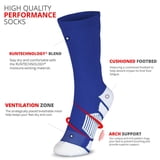 Custom Team Number Crew Socks | Athletic Socks by ChalkTalk SPORTS ...