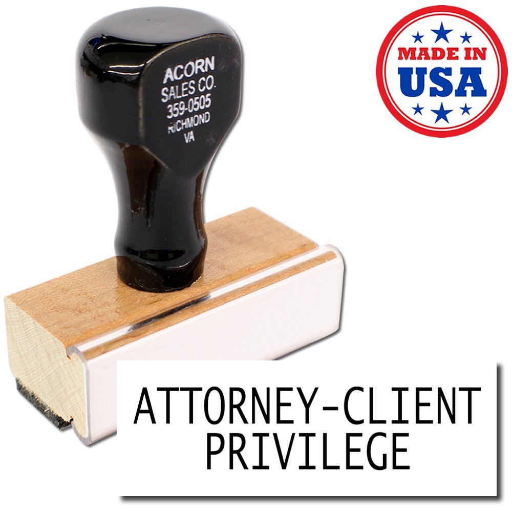 Attorney-Client Privilege Rubber Stamp - Walmart.com