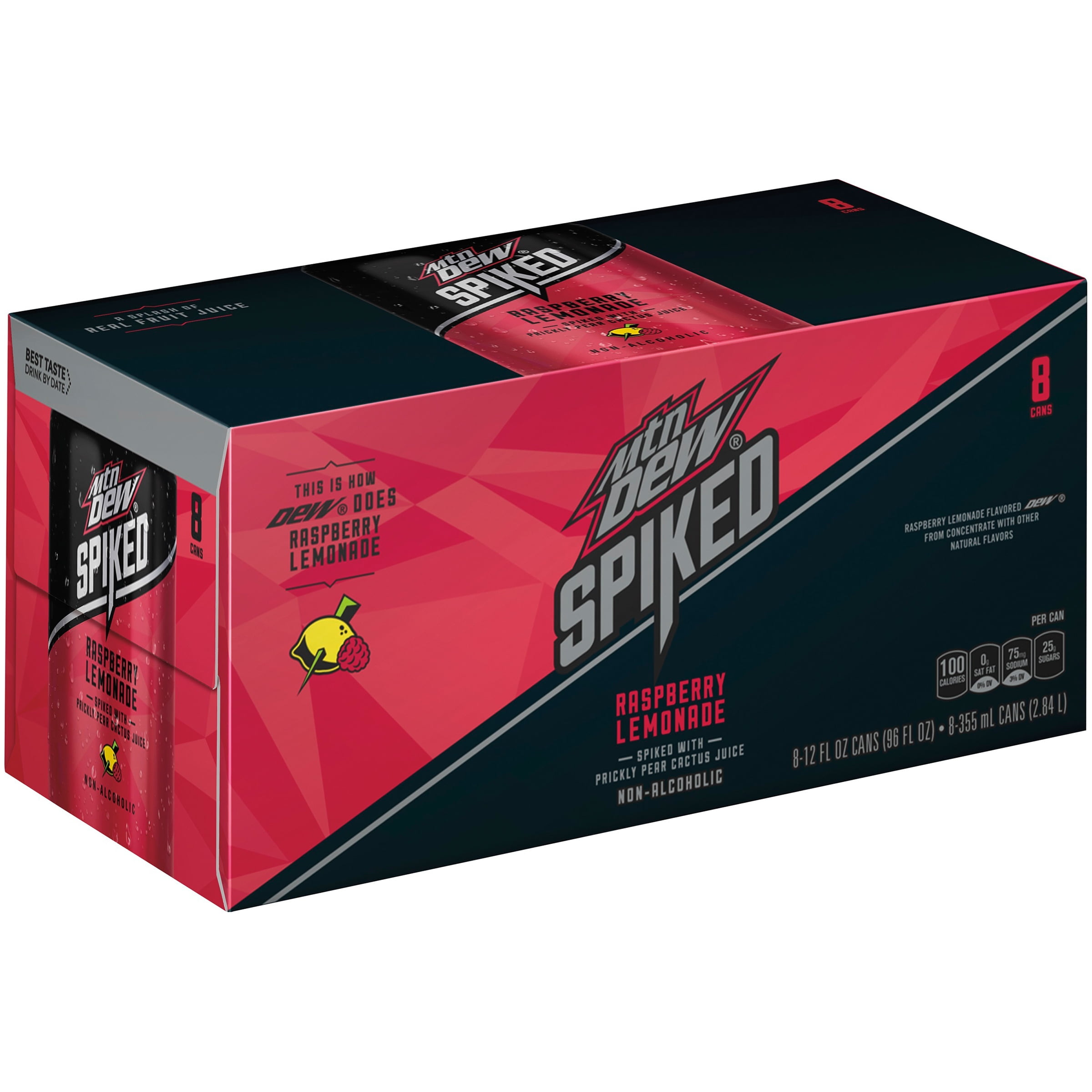 Mtn Dew Spiked Raspberry Lemonade 8-12 fl. oz. Cans – BrickSeek